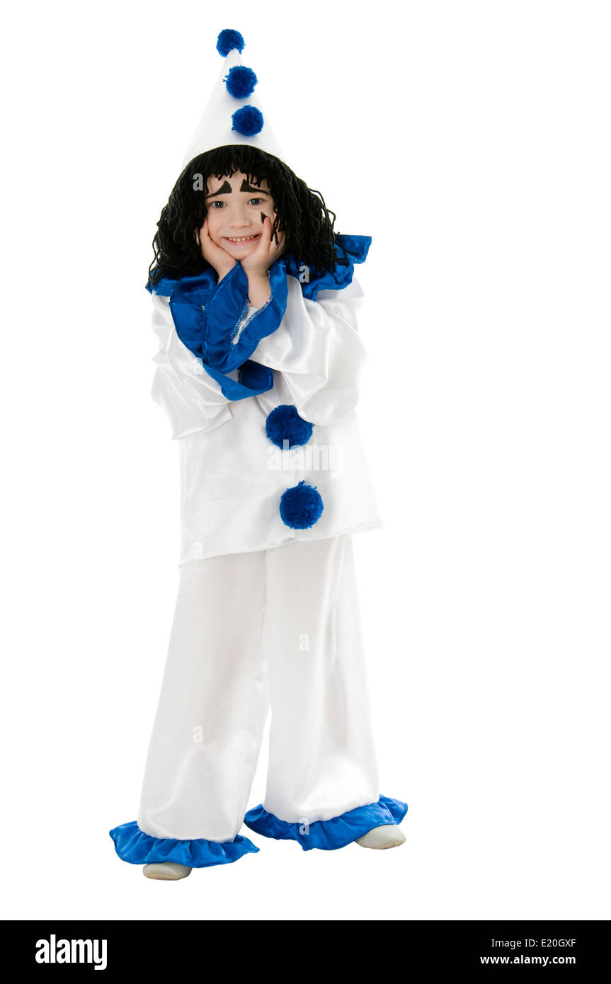 Pierrot costume Cut Out Stock Images & Pictures - Alamy