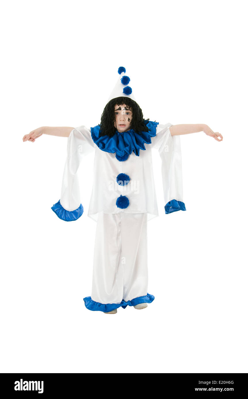 Pierrot costume Cut Out Stock Images & Pictures - Alamy