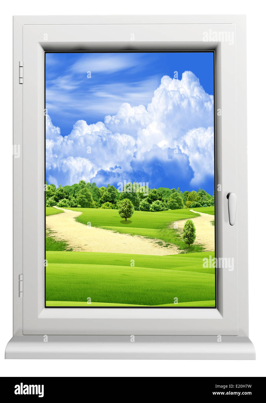 Beautiful rural farmland landscape Cut Out Stock Images & Pictures - Alamy