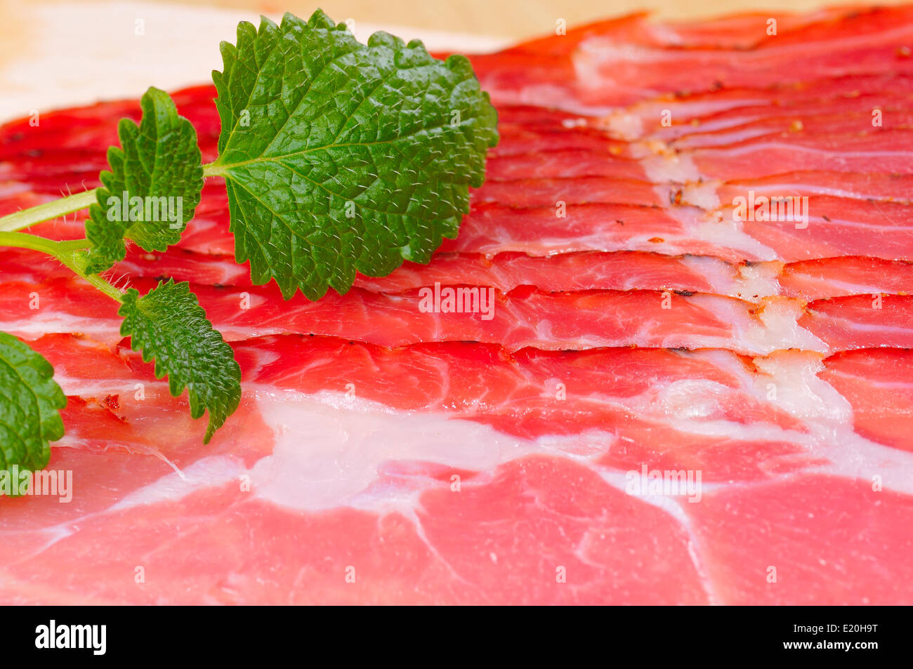 Tomato raw ham hi-res stock photography and images - Alamy