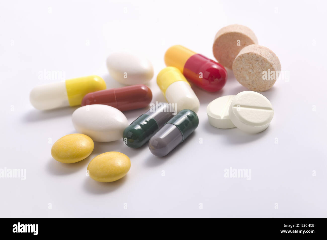 pills and capsules Stock Photo - Alamy
