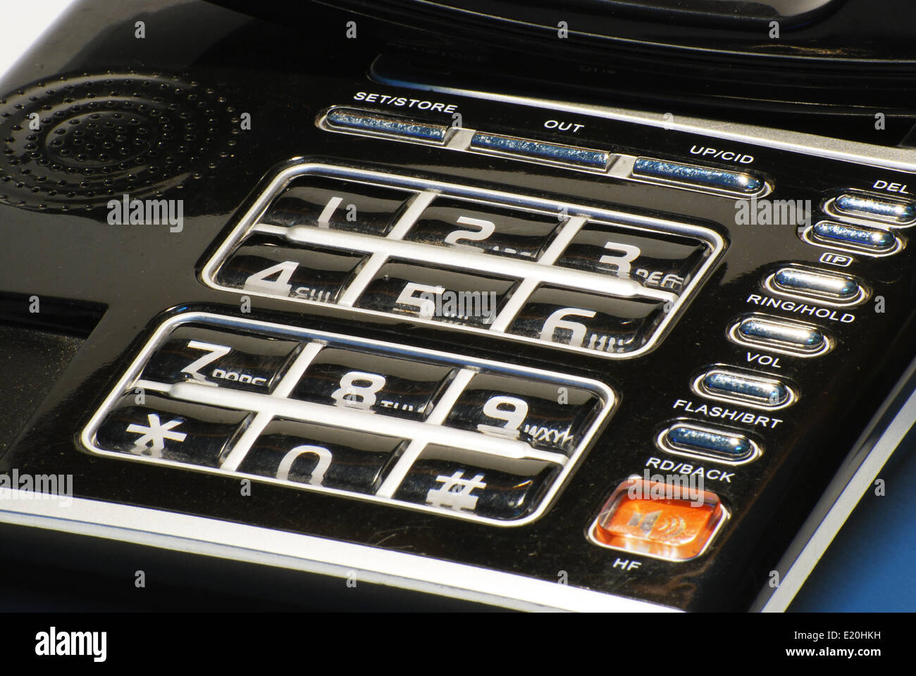 Office telephone key Stock Photo - Alamy