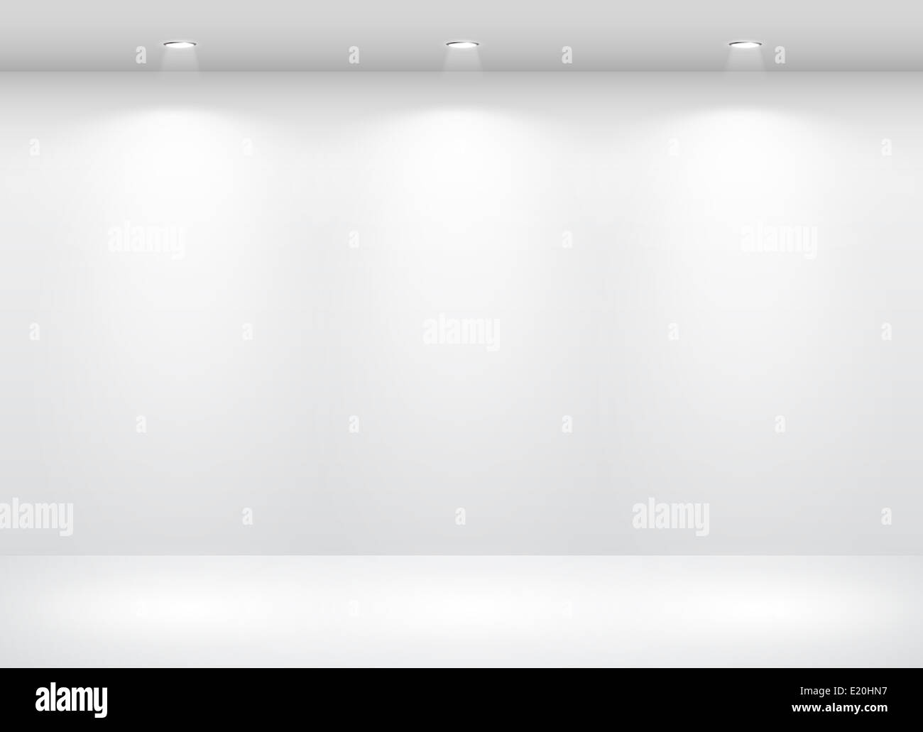 Gallery Interior with empty Stock Photo - Alamy