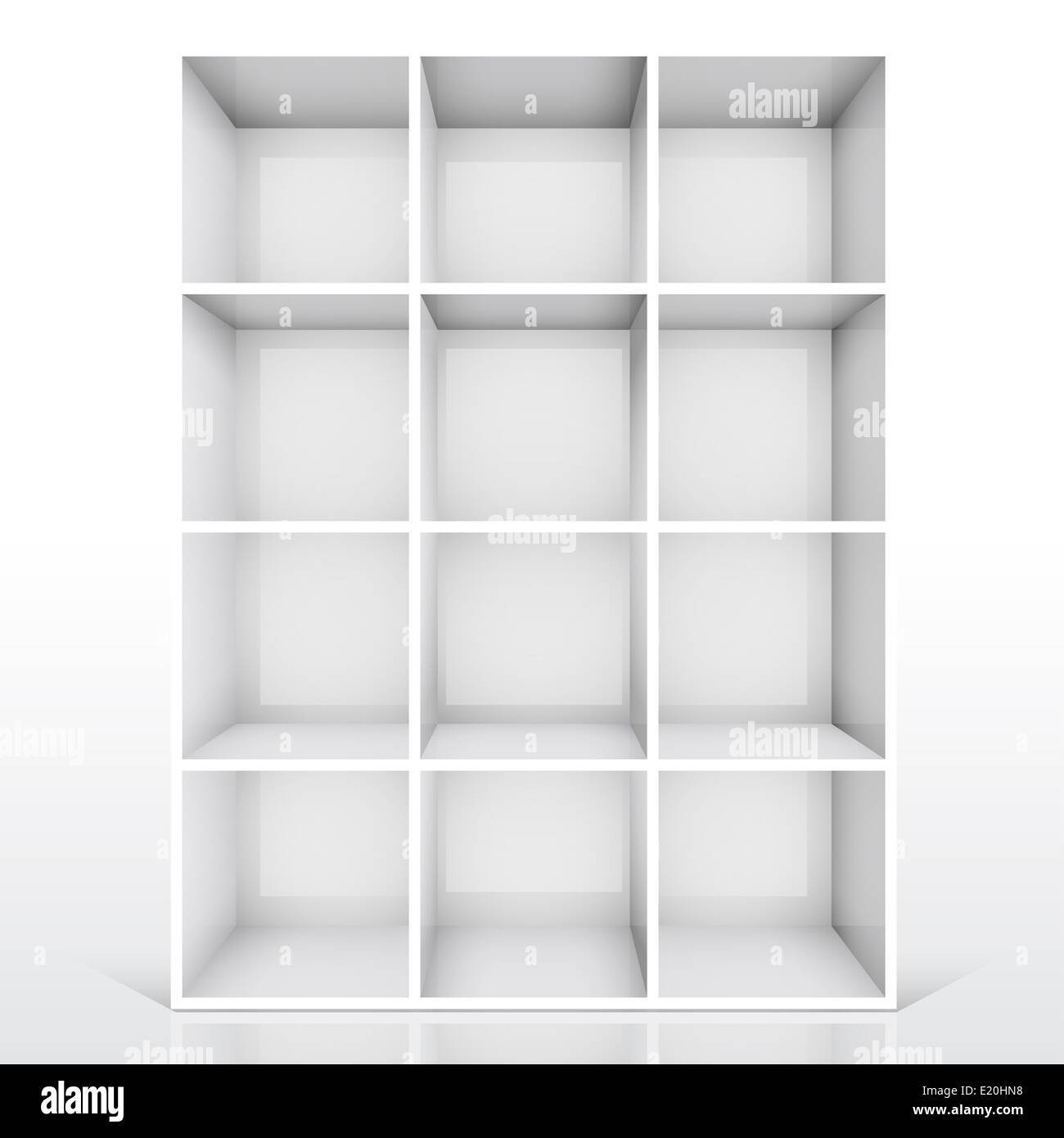 Empty office interior with bookshelf hi-res stock photography and ...