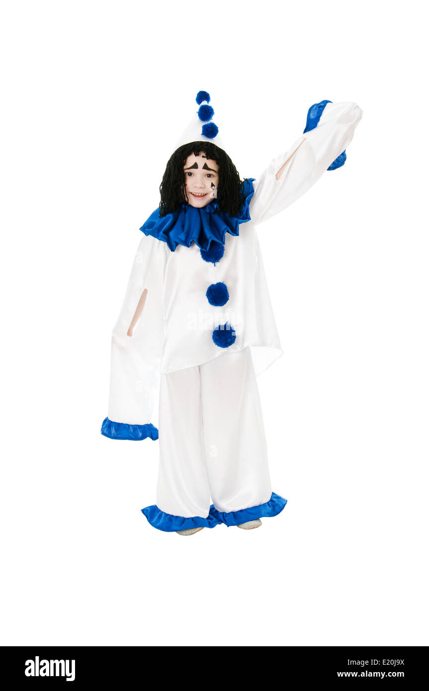 Pierrot costume Cut Out Stock Images & Pictures - Alamy