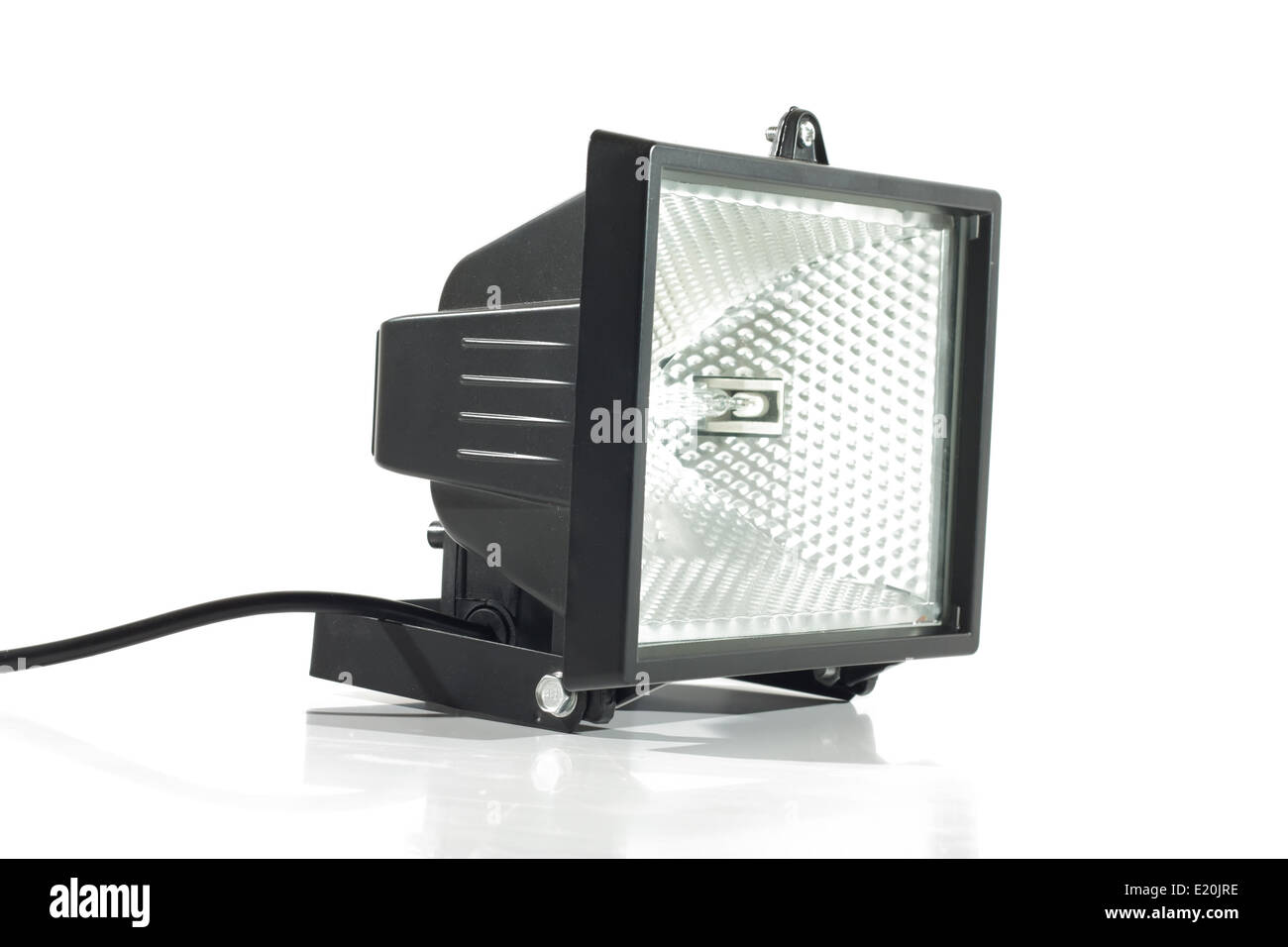 Halogen lantern on white Stock Photo - Alamy