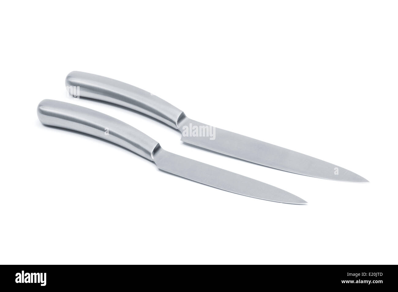 Two kitchen knife Stock Photo - Alamy