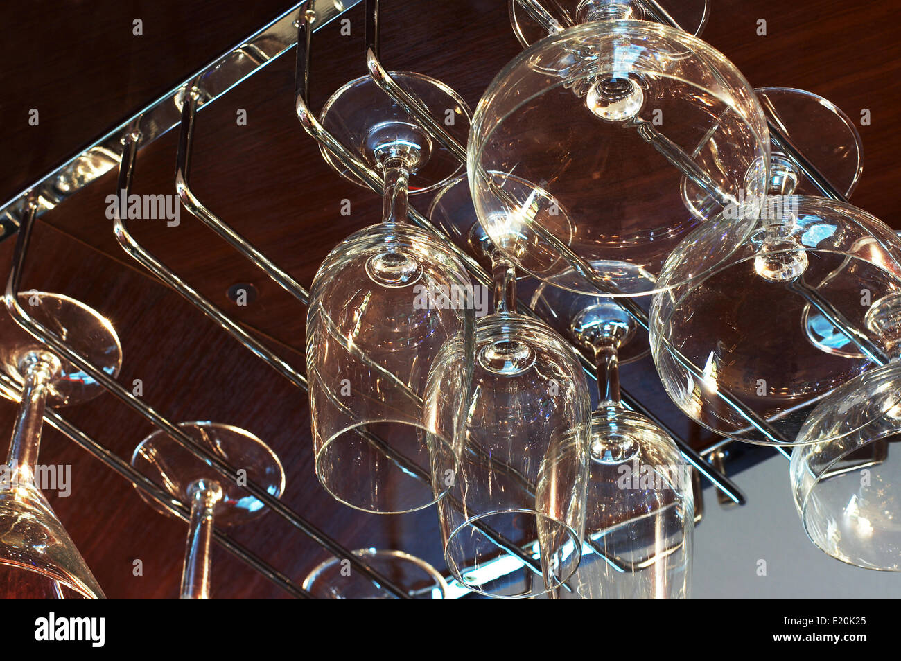 Beautiful wine glasses Stock Photo - Alamy