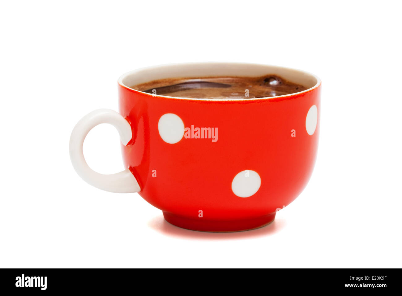 red mug from coffee Stock Photo - Alamy