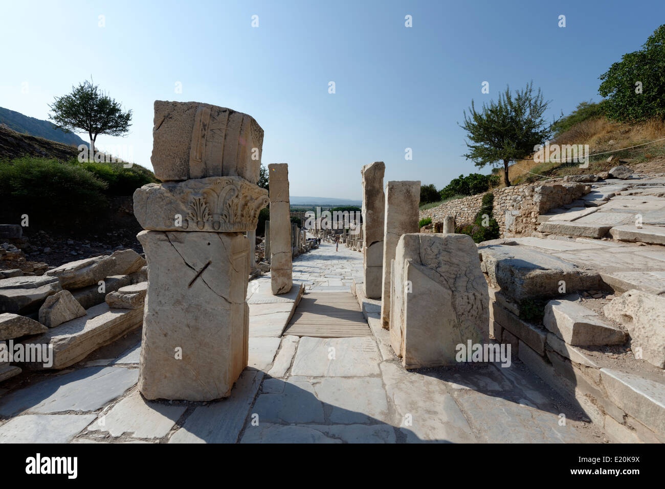 Rear view of the Heracles Gate which provides pedestrian access to ...