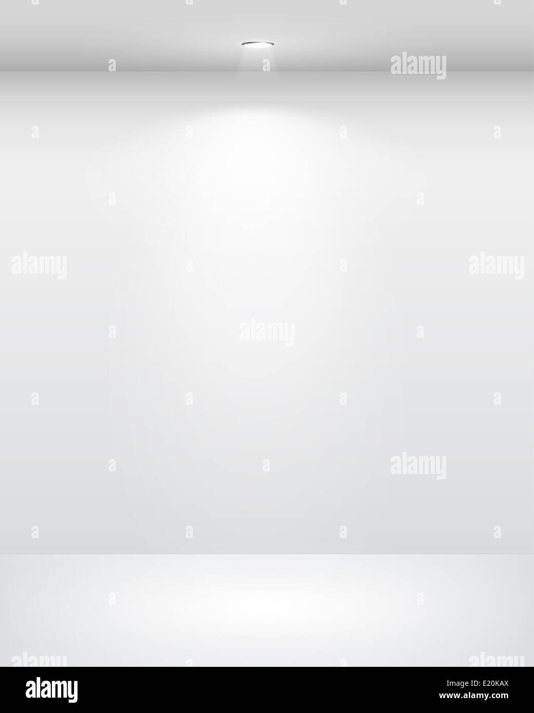 empty wall and lights Stock Photo - Alamy