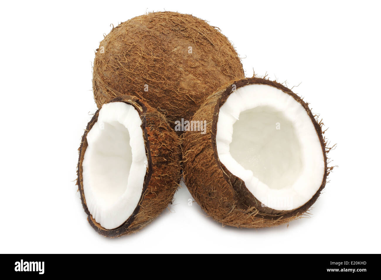Part of coconut Cut Out Stock Images & Pictures - Alamy