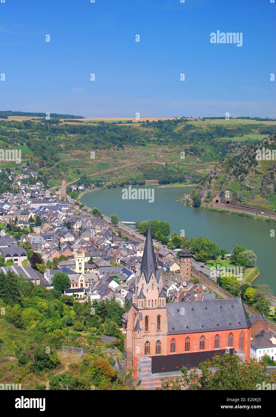 Oberwesel rhine river valley, germany hi-res stock photography and ...