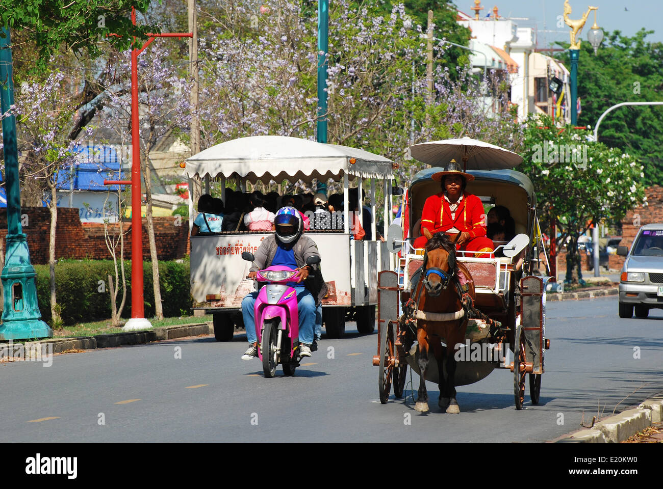 man coaching carriage Stock Photo - Alamy