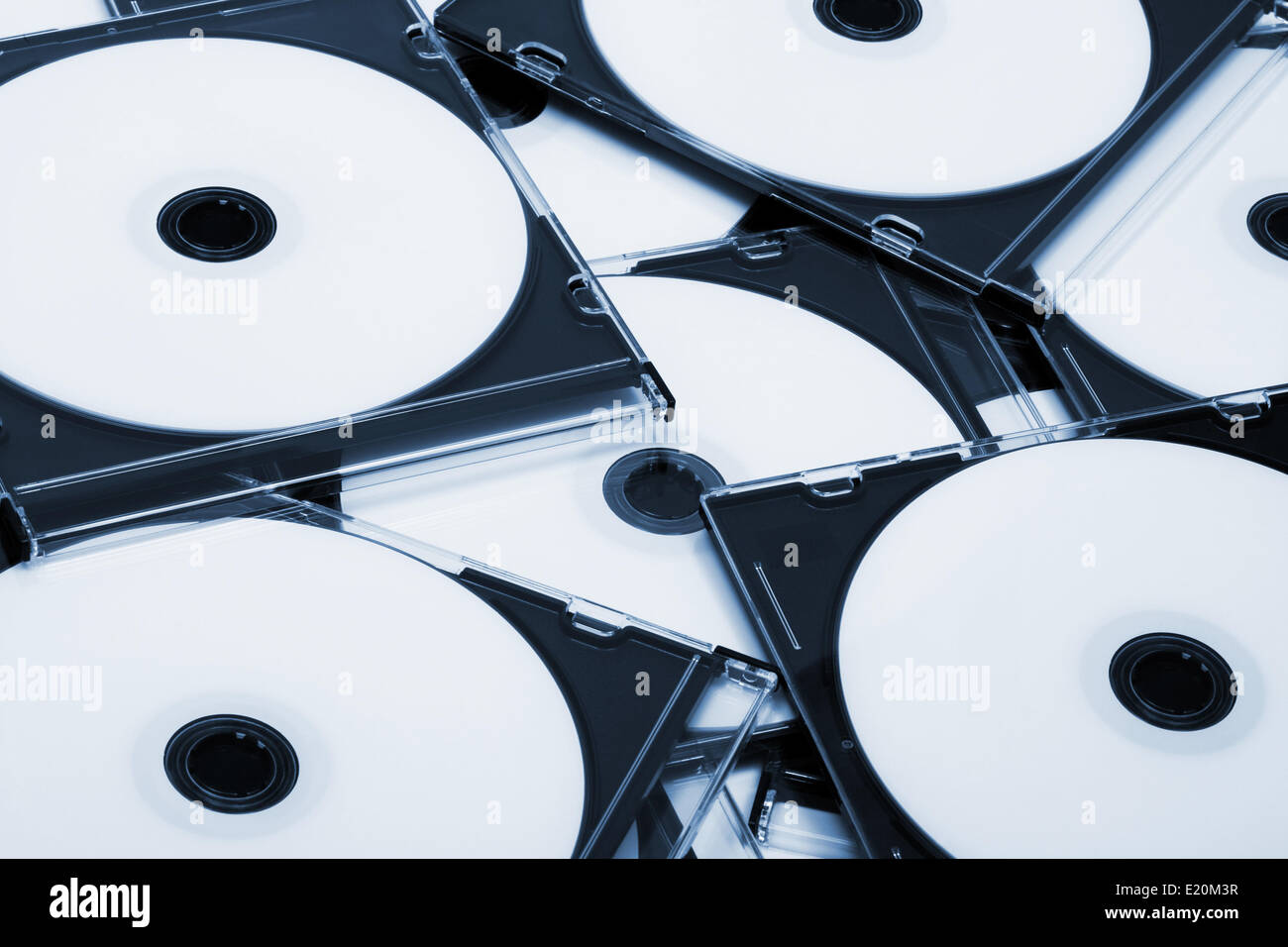 Disks in boxes Stock Photo - Alamy