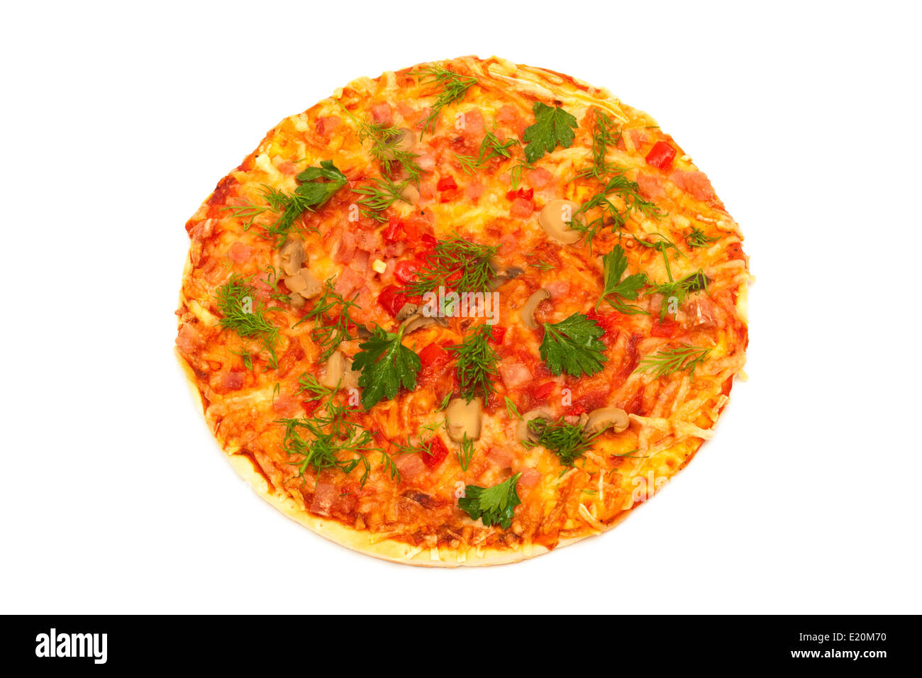 pretty tasty pizza Stock Photo - Alamy