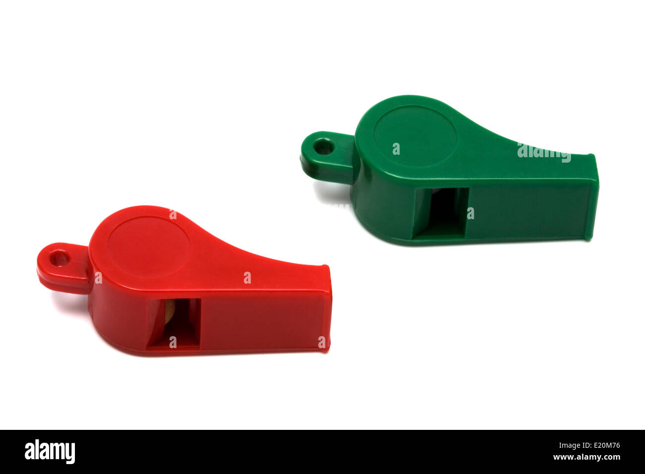 Football referee red whistle Cut Out Stock Images & Pictures - Alamy