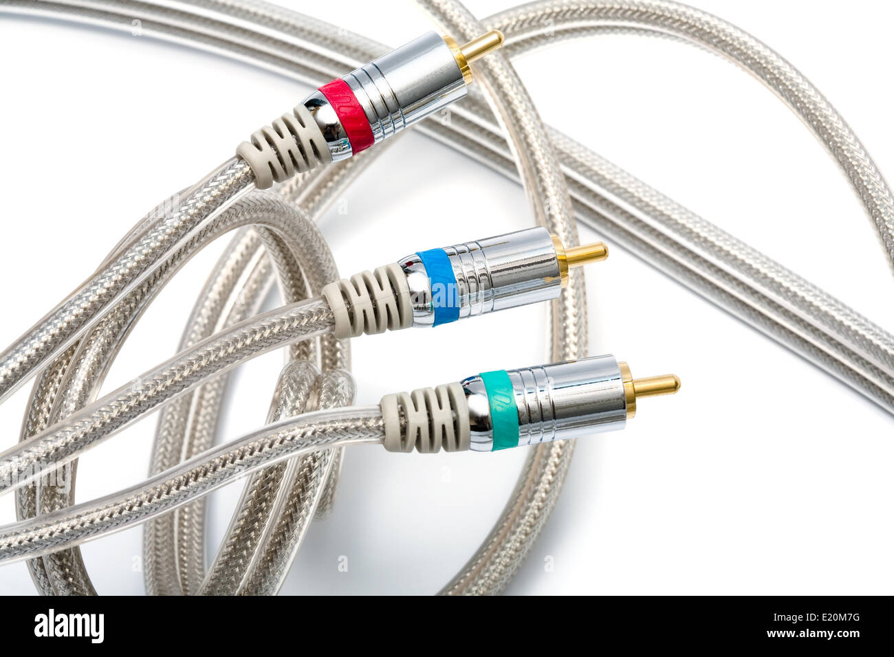 component video cable Stock Photo - Alamy