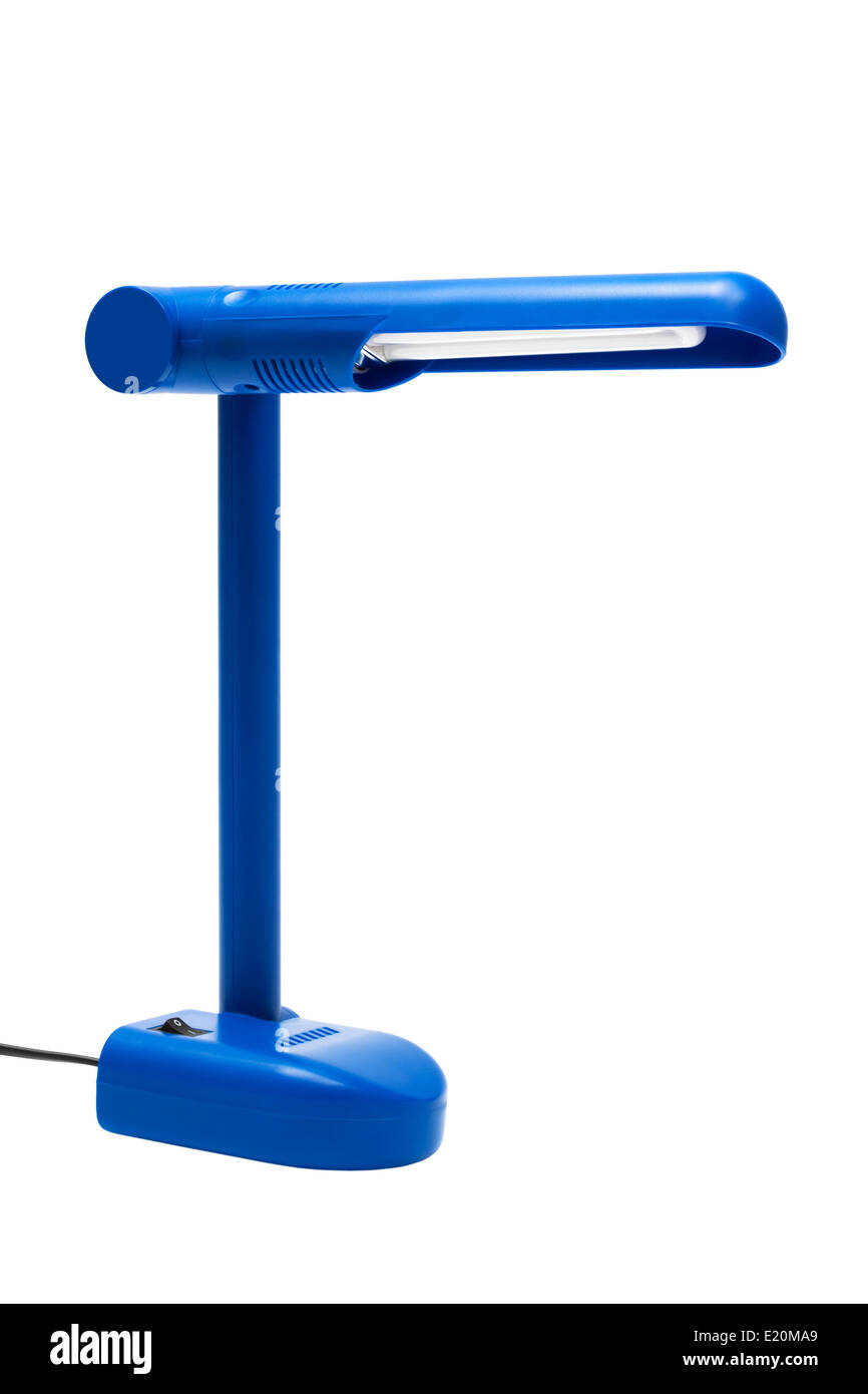 blue modern lamp Stock Photo - Alamy