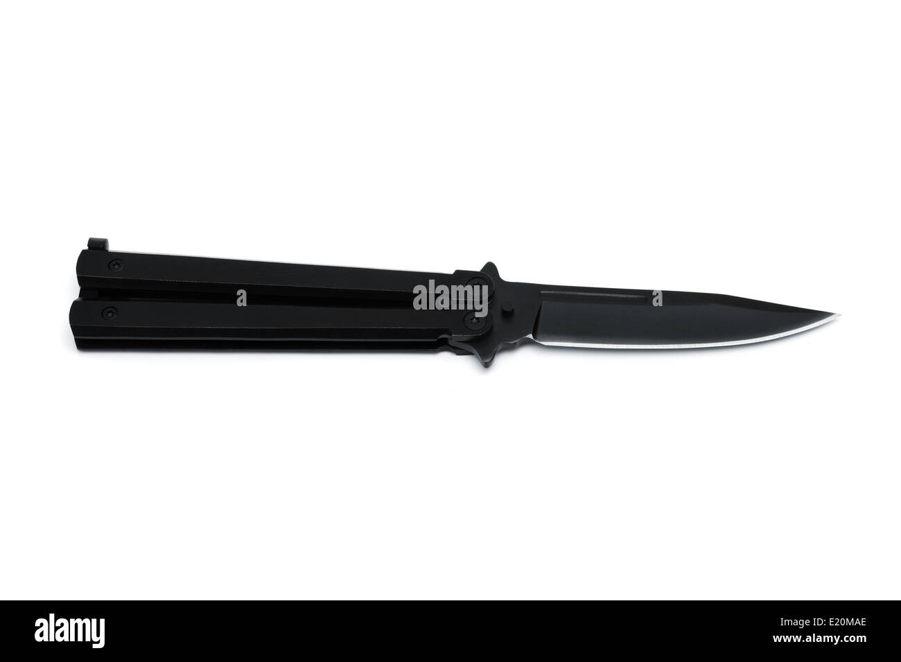 An open switchblade knife hi-res stock photography and images - Alamy