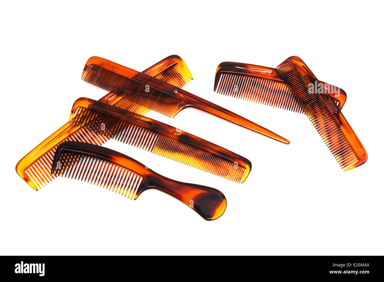 Yellow plastic comb Cut Out Stock Images & Pictures - Alamy