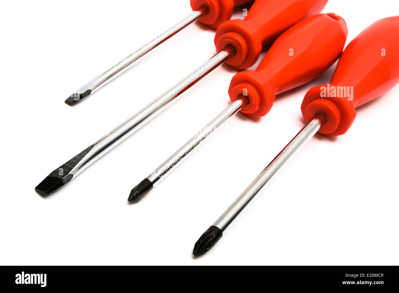 Set of steel screwdrivers Stock Photo - Alamy