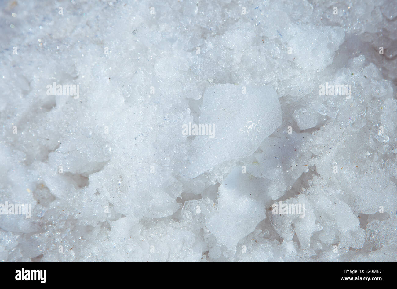 Texture of snow and ice Stock Photo - Alamy