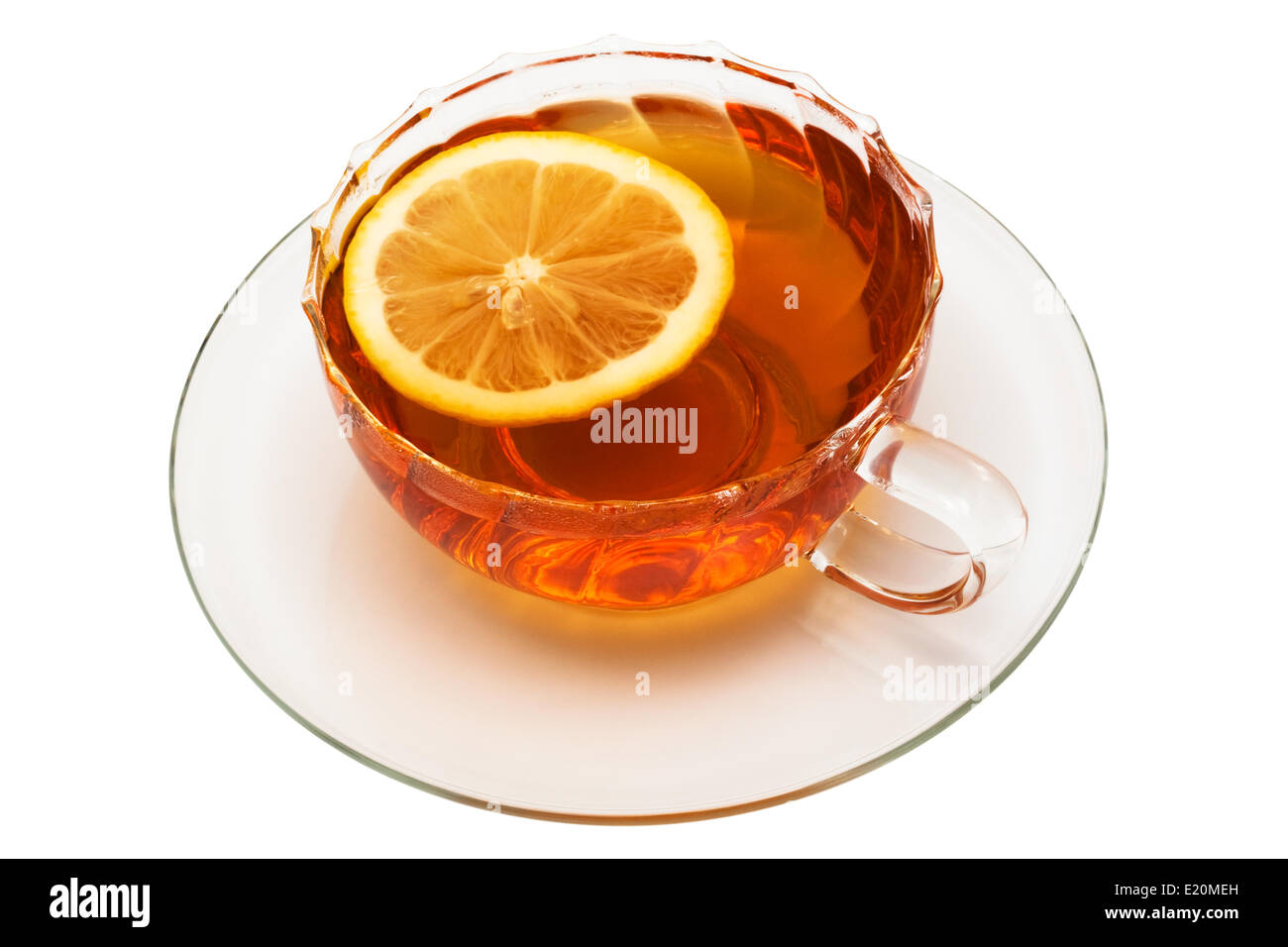 Cup healthy tea fruits Cut Out Stock Images & Pictures - Alamy