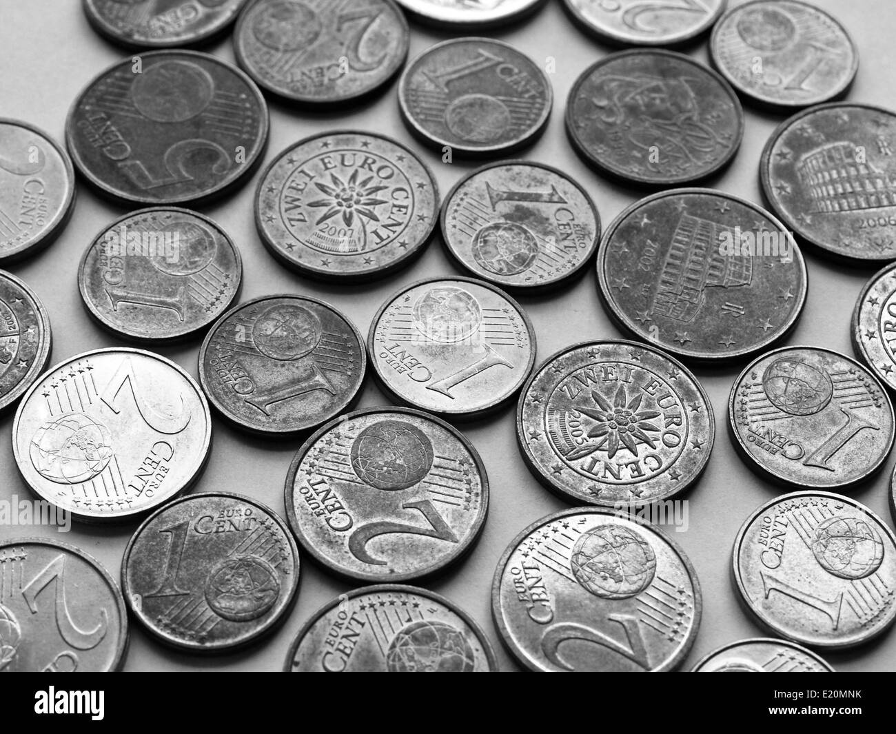Euro coins Stock Photo - Alamy