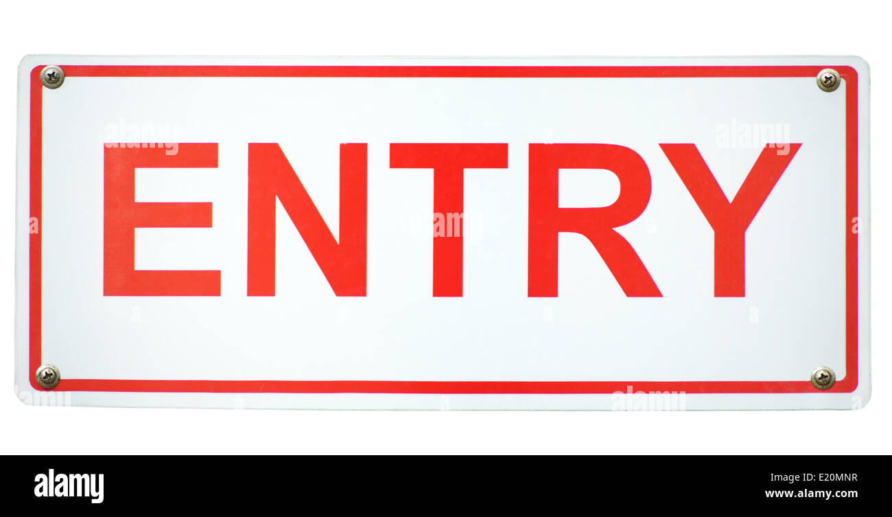 Entry guide hi-res stock photography and images - Alamy