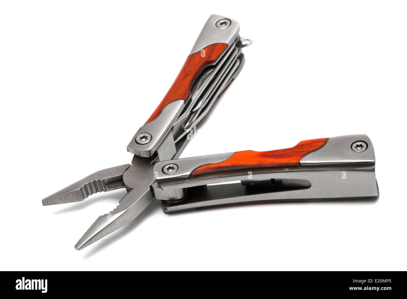 Knife with tools Stock Photo - Alamy