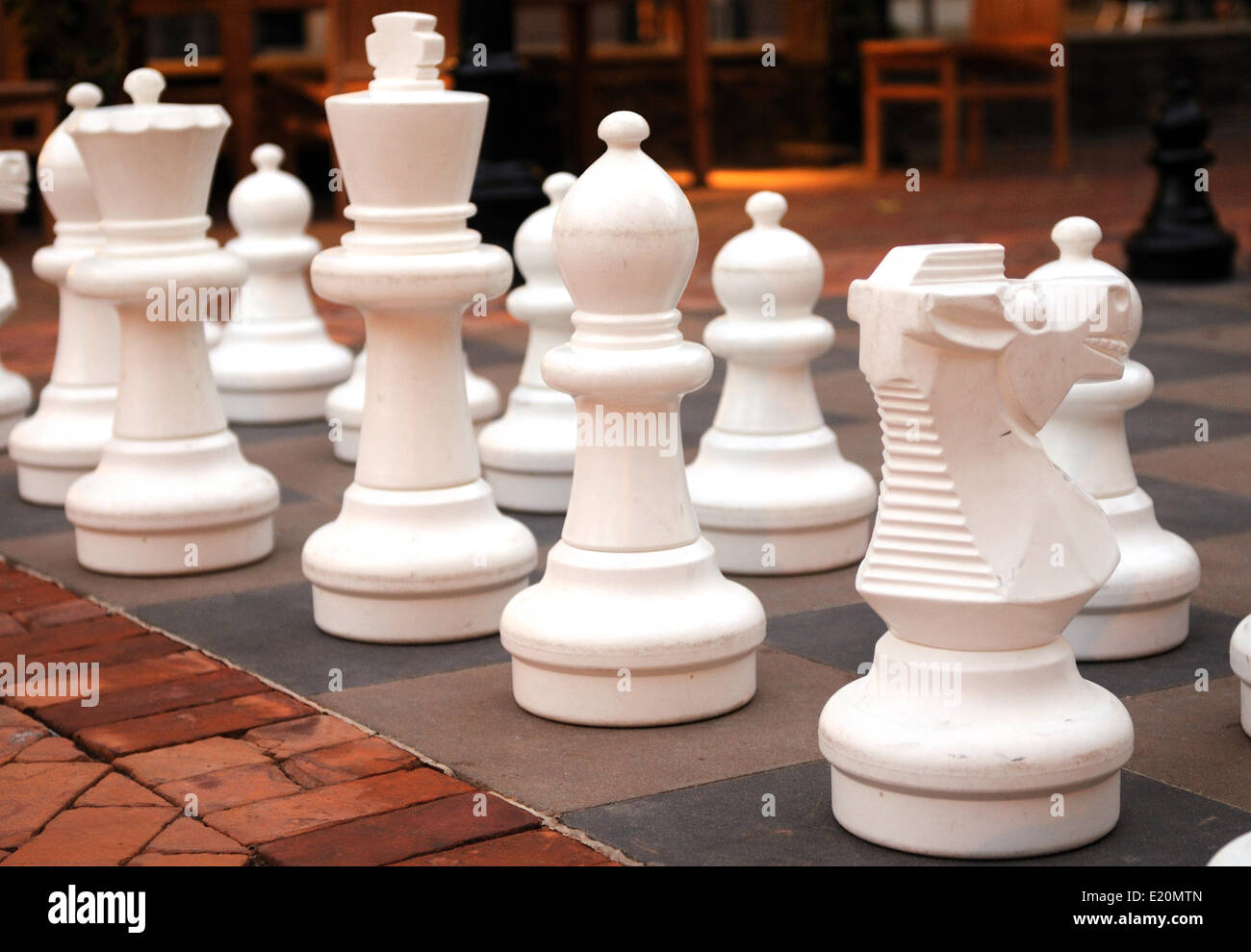 Large chess pieces Stock Photo - Alamy