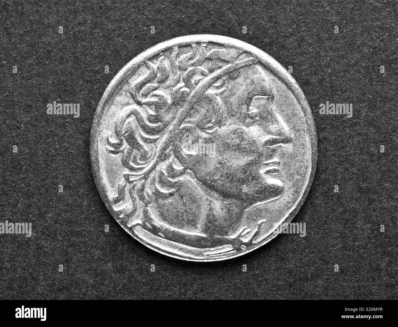Coin ancient roman Black and White Stock Photos & Images - Alamy