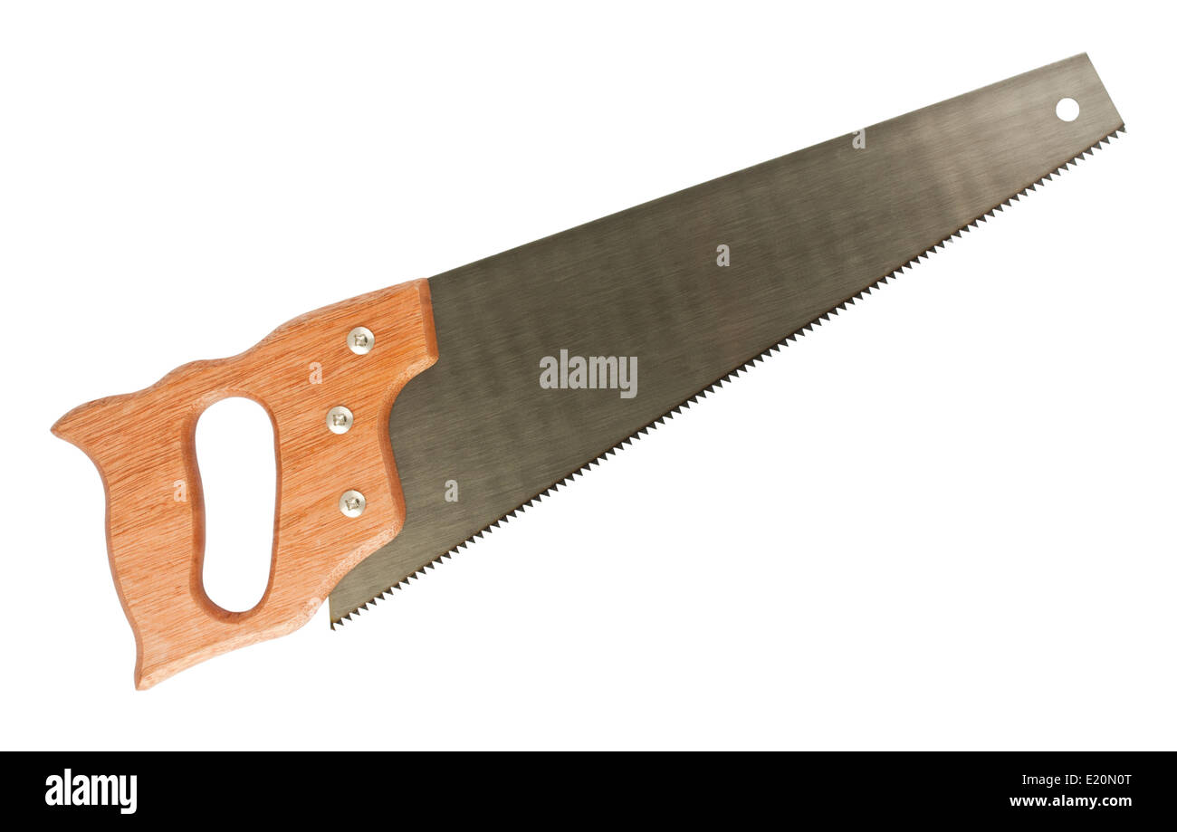 Wood handle saw Cut Out Stock Images & Pictures - Alamy
