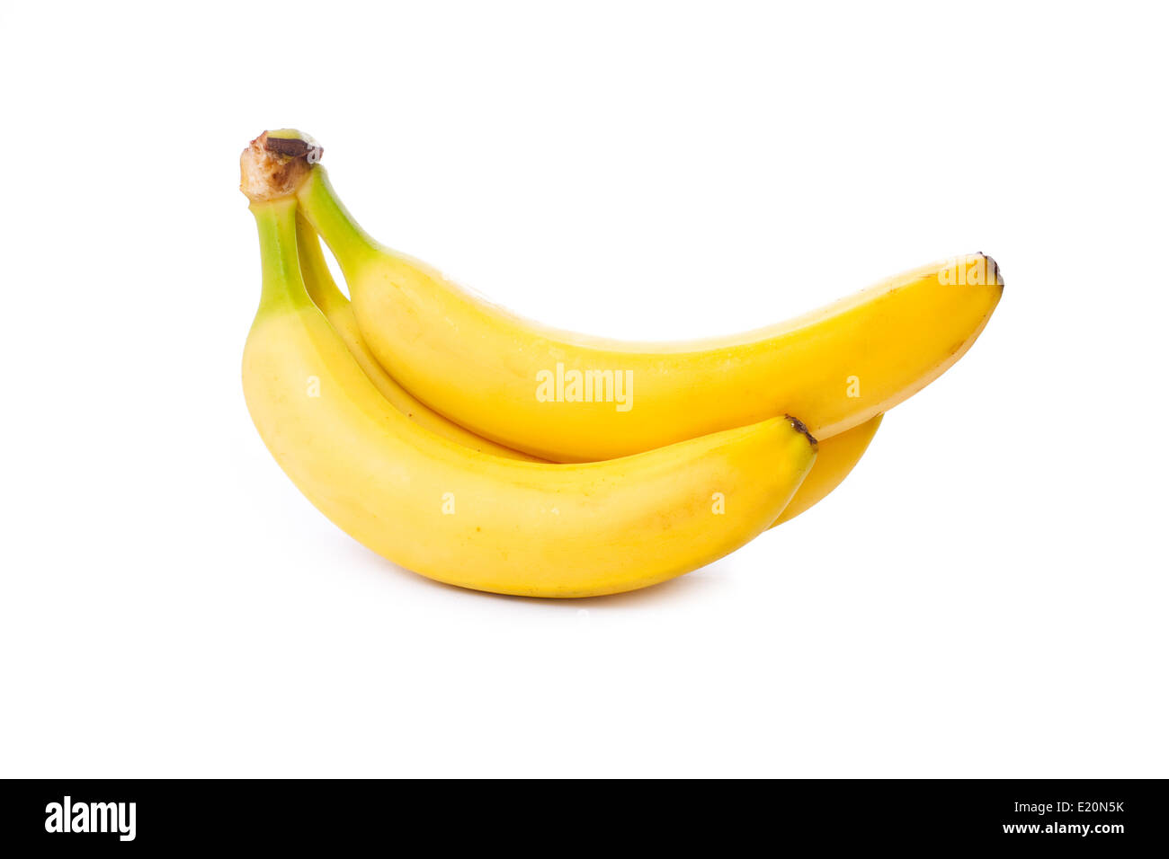 Three ripe bananas Cut Out Stock Images & Pictures - Alamy
