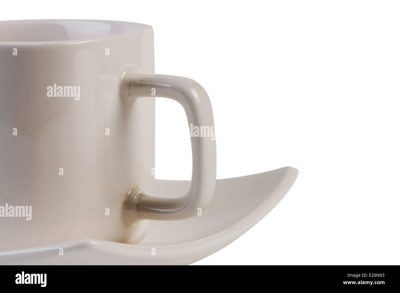 Coffee cup and saucer shape hi-res stock photography and images - Alamy