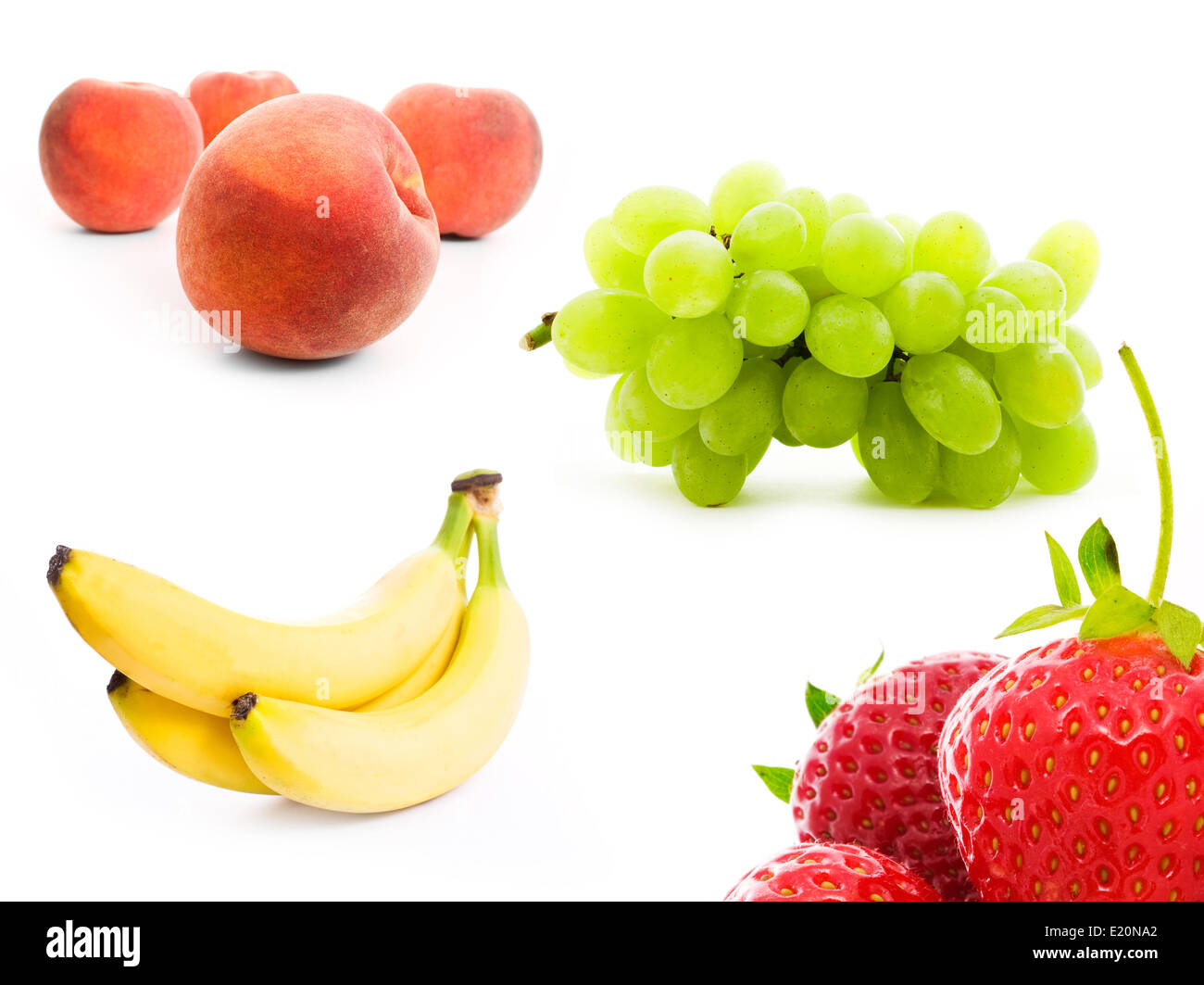 fruits isolated on white Stock Photo - Alamy