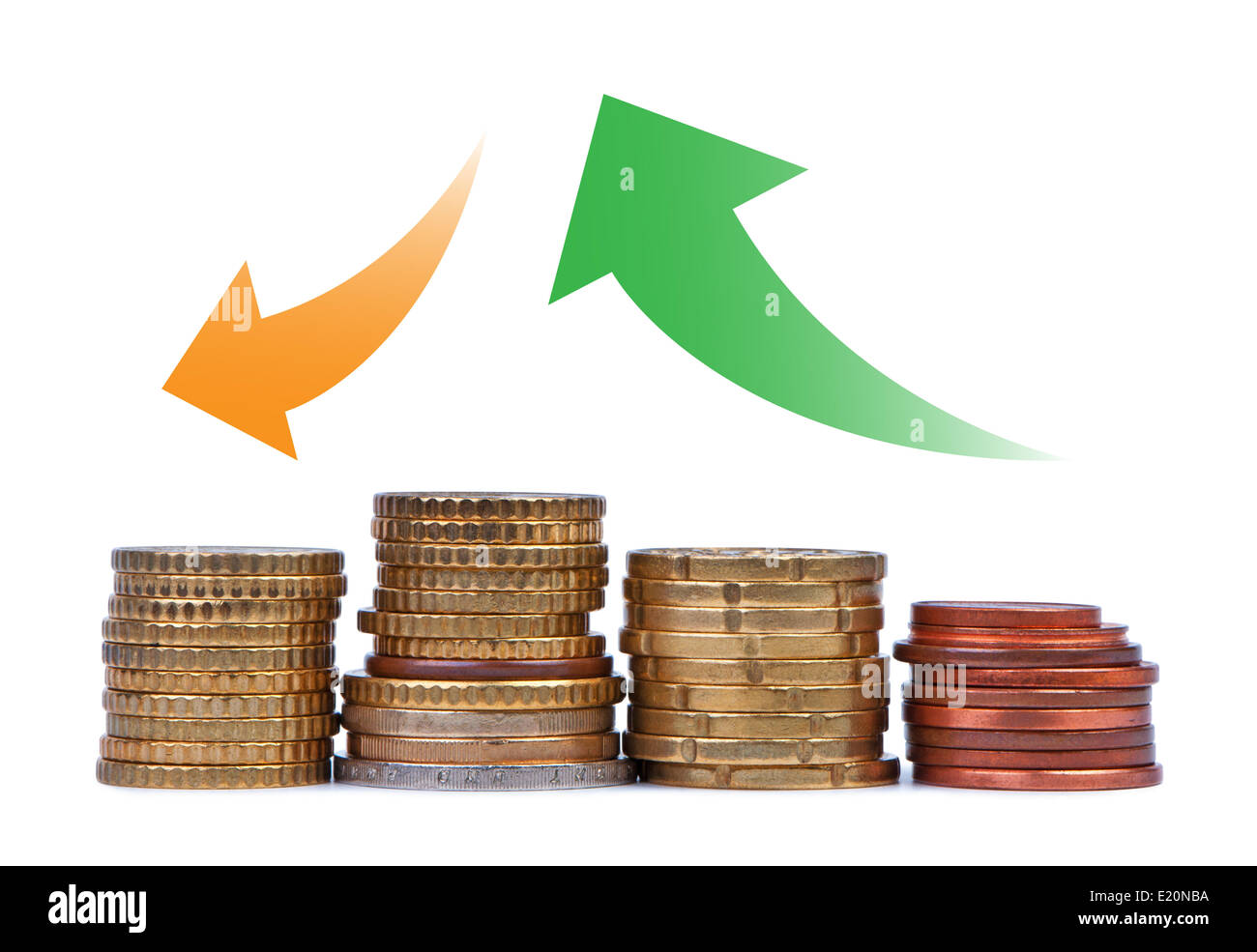 Stacks of cash side view hi-res stock photography and images - Alamy