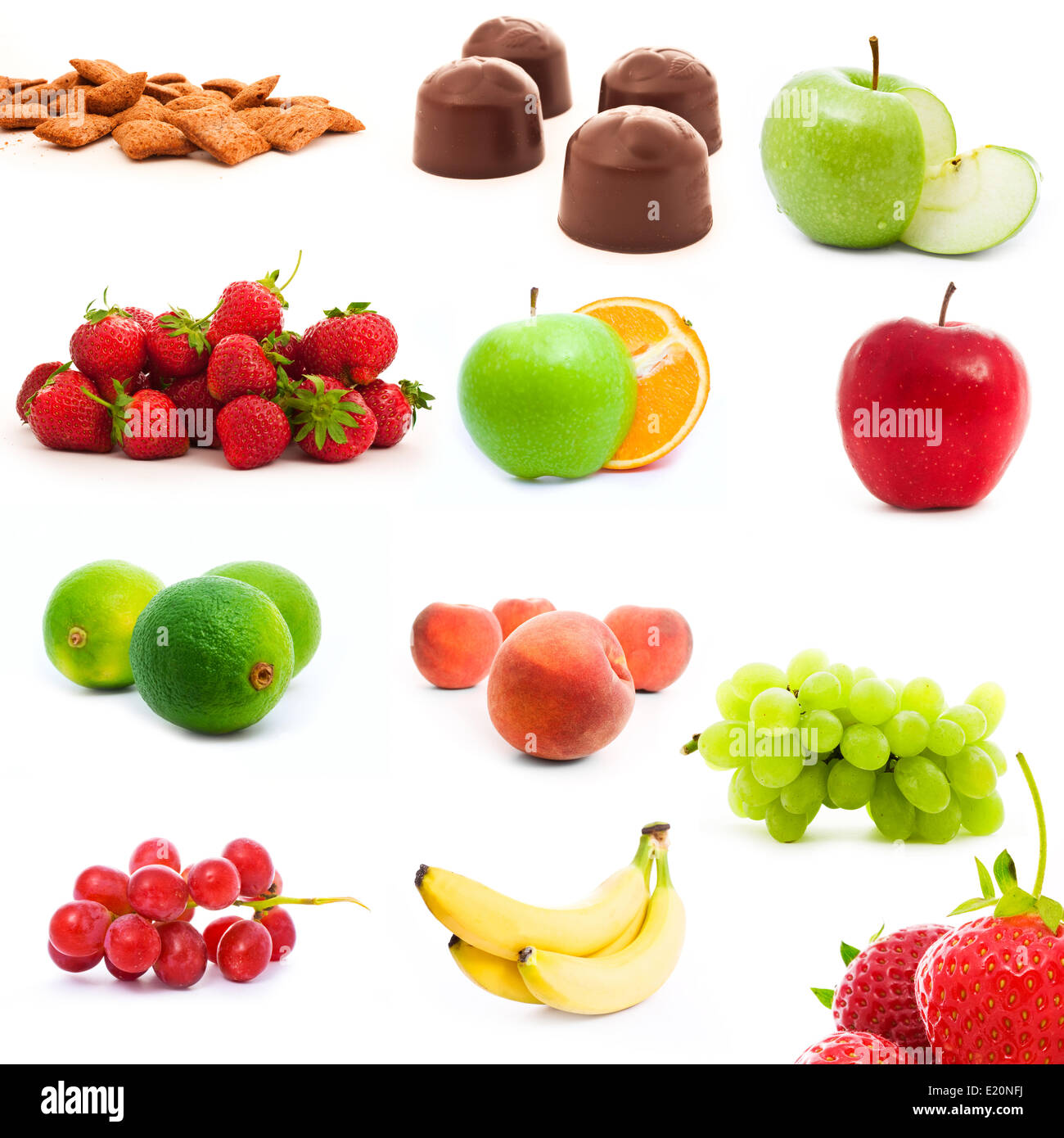 set of fruits and vegetables Stock Photo - Alamy