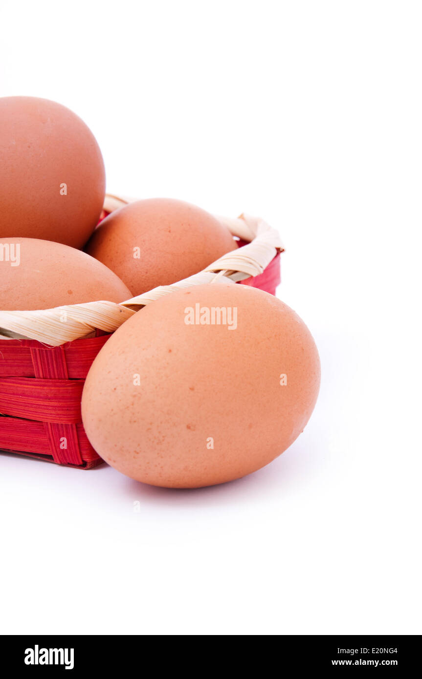 Vintage chicken eggs Cut Out Stock Images & Pictures - Alamy