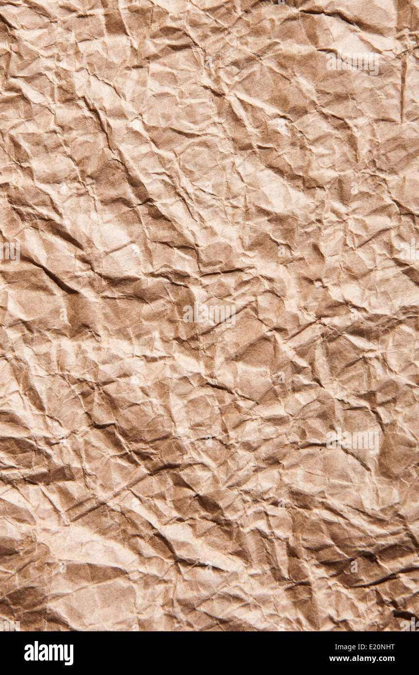 crumpled vintage paper Stock Photo - Alamy