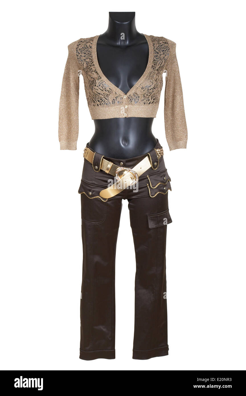 Gold female jacket hi-res stock photography and images - Alamy