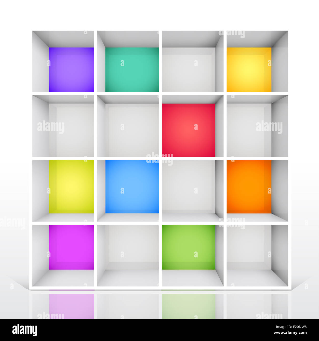 Empty office interior with bookshelf hi-res stock photography and ...