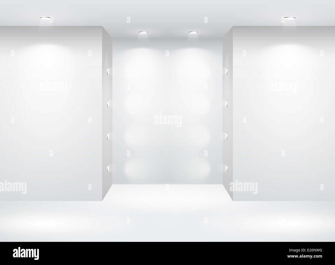 Gallery Interior with empty Stock Photo - Alamy