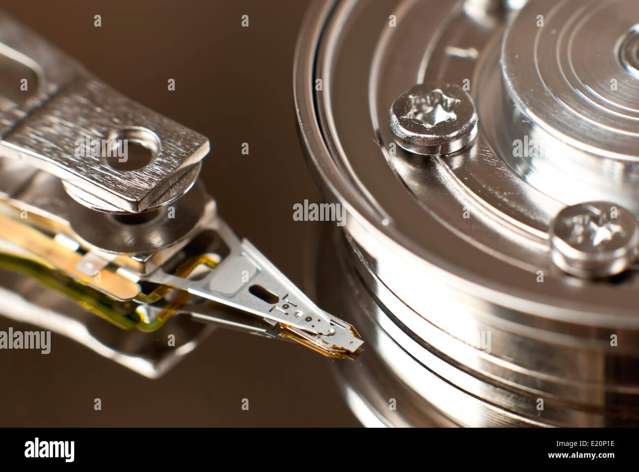 Close up of hard disk drive Stock Photo - Alamy