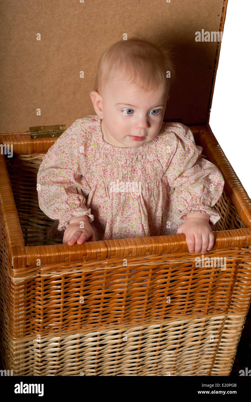Baby basket isolated hi-res stock photography and images - Alamy