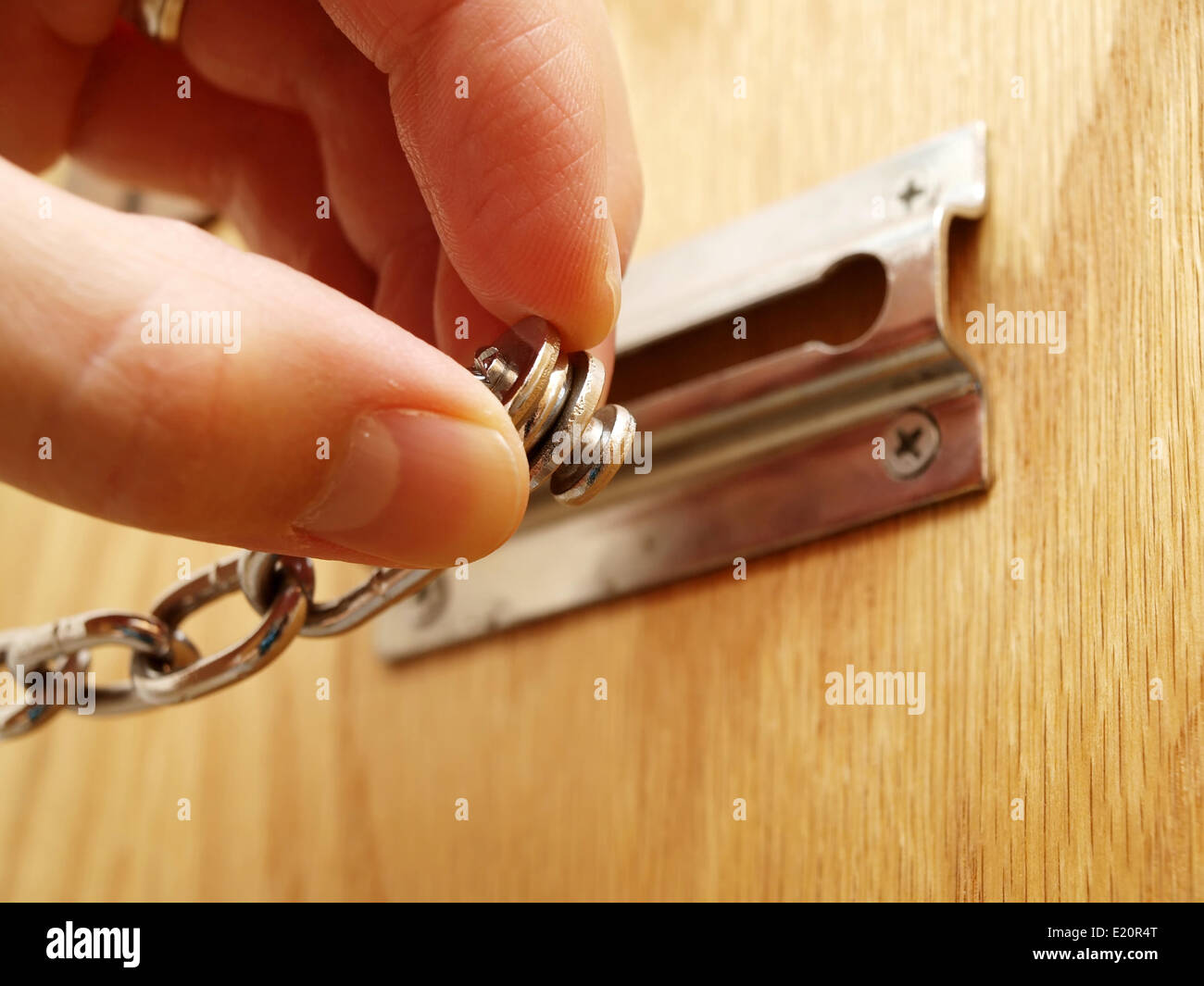 Chain stopper hi-res stock photography and images - Alamy