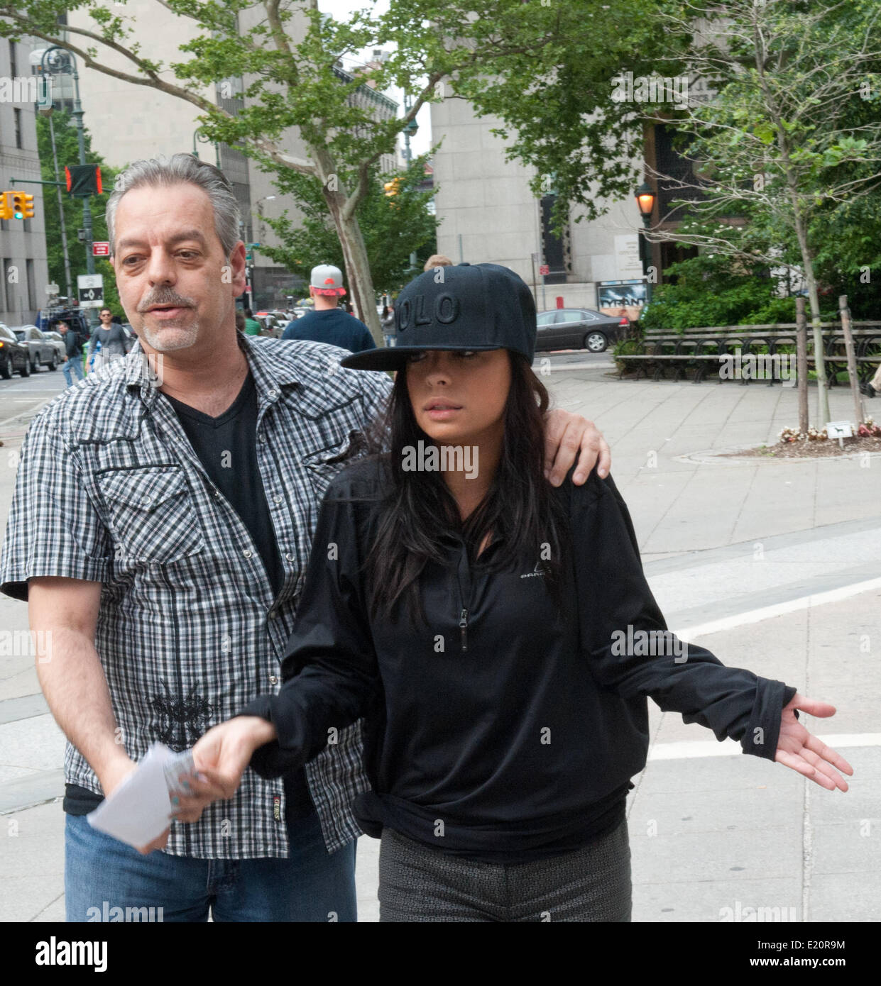 June 11, 2014 - Manhattan, New York, U.S. - KARINA PASCUCCI, 26, leaves ...