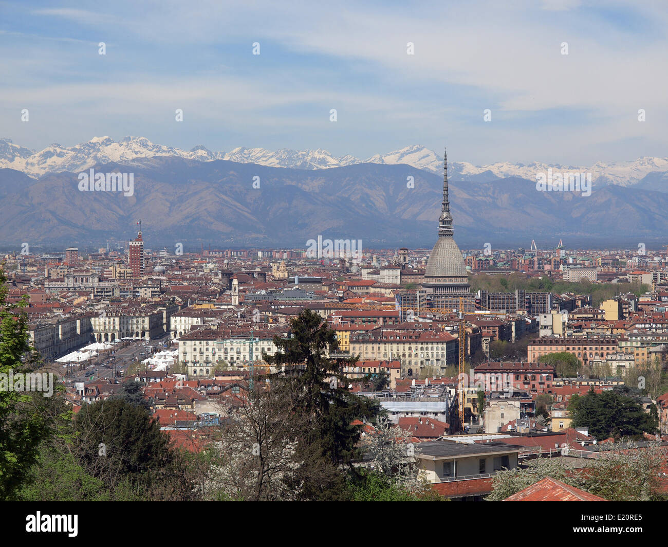 Turin piedmont mountains hi-res stock photography and images - Alamy