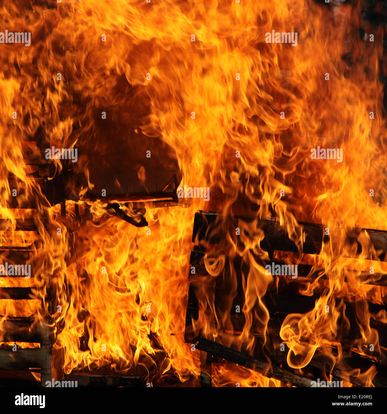 large fire - square Stock Photo - Alamy